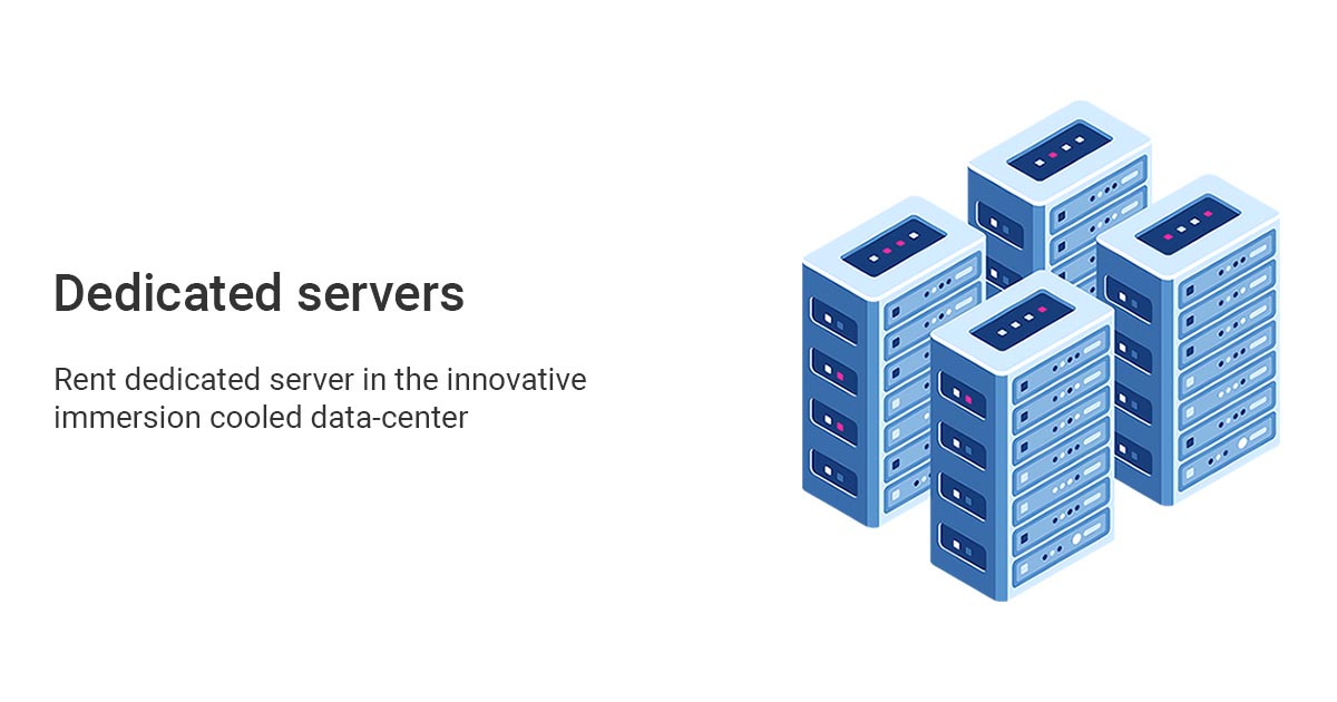 Dedicated server rental in Moscow data center